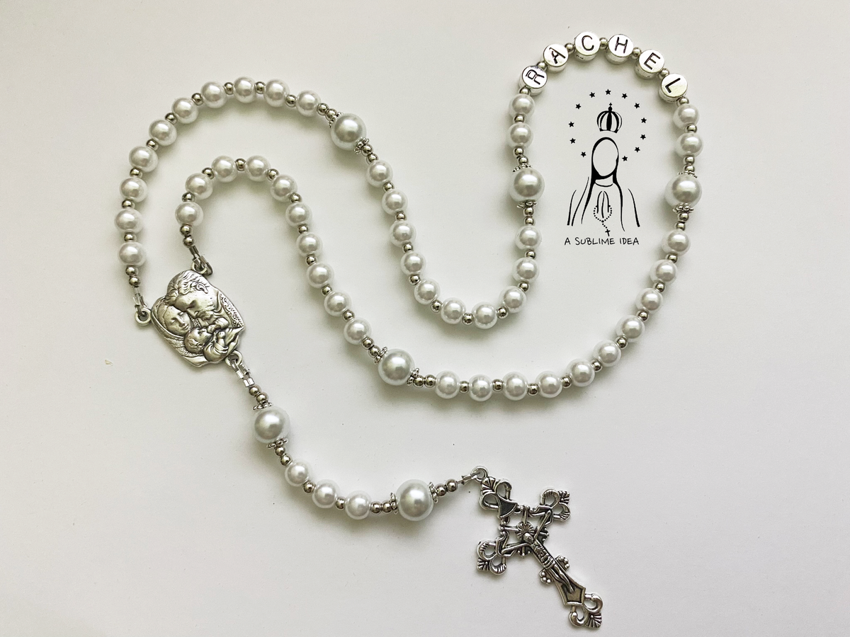 Personalized Rosary with Name | Custom Catholic Rosary – ASUBLIMEIDEA ...